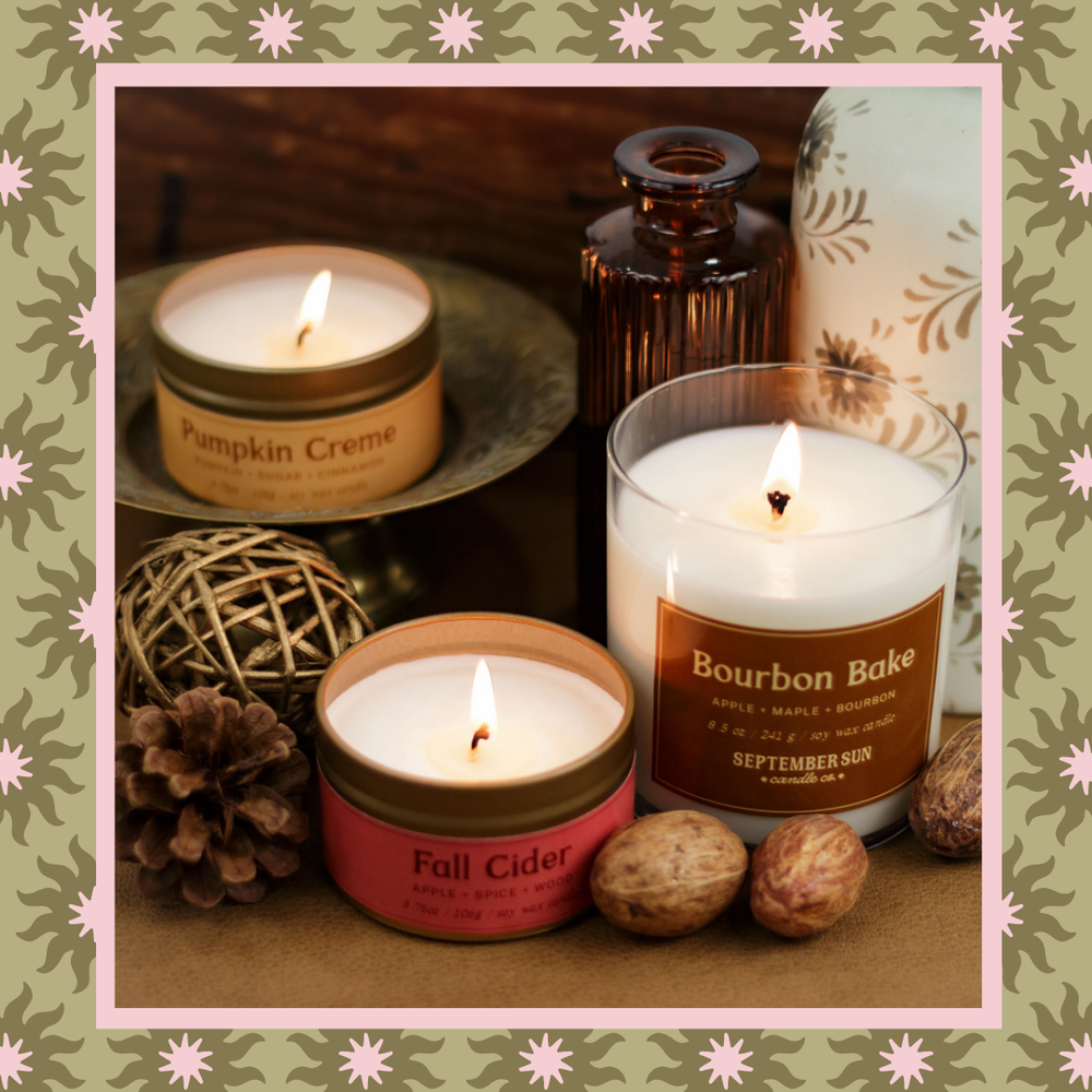 September Sun Candle Co. | Hand-Poured Soy Candles & Home Fragrance